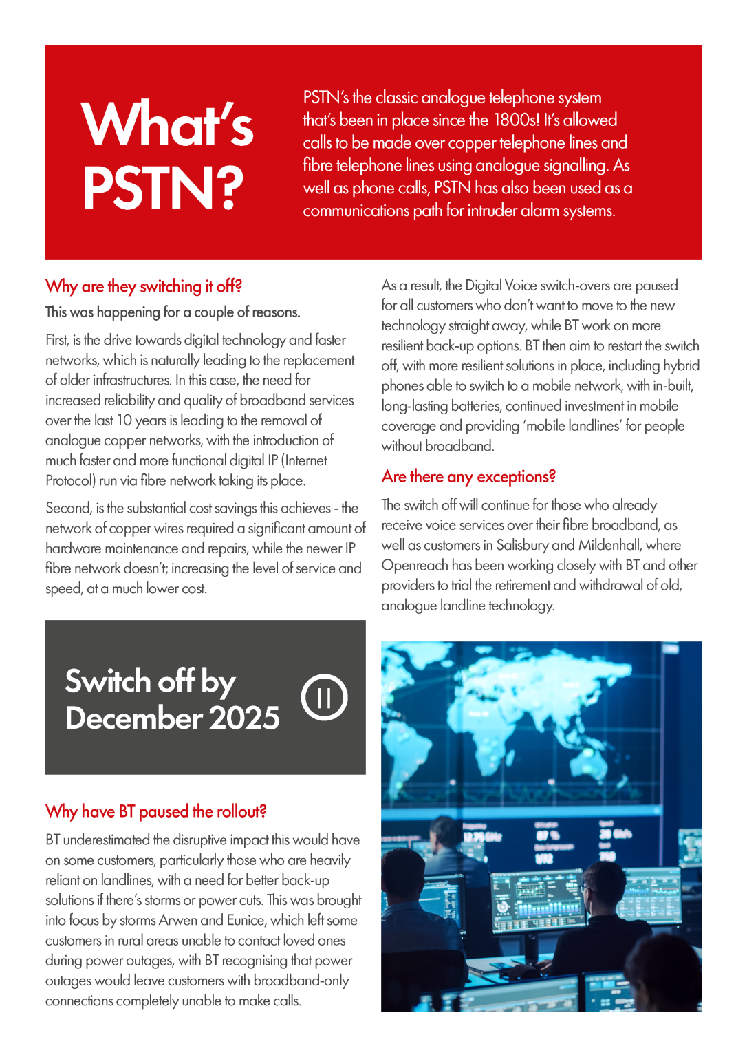 Understanding the PSTN Switch off | Pyronix UK & ROI